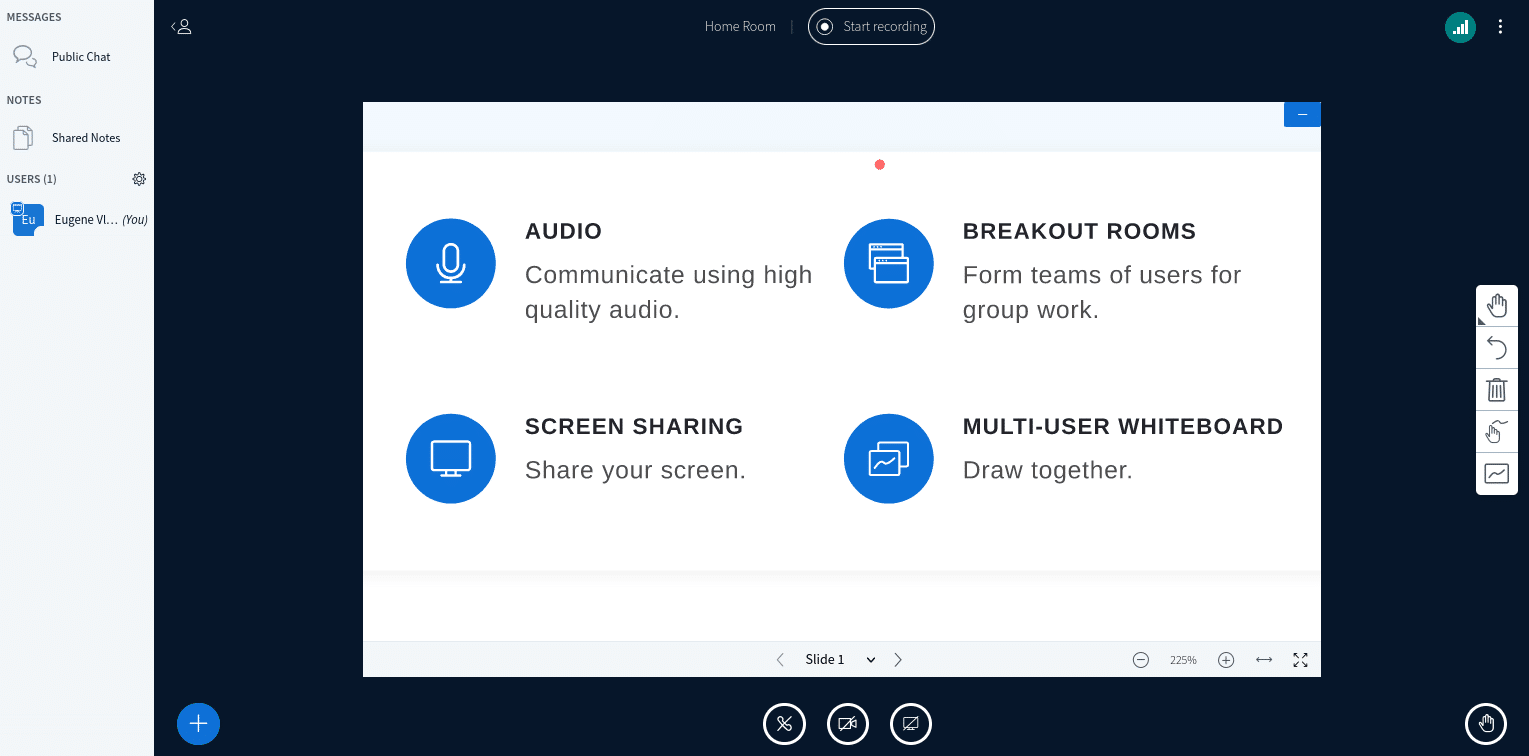 BigBlueButton Hosting - Virtual Classroom Solution